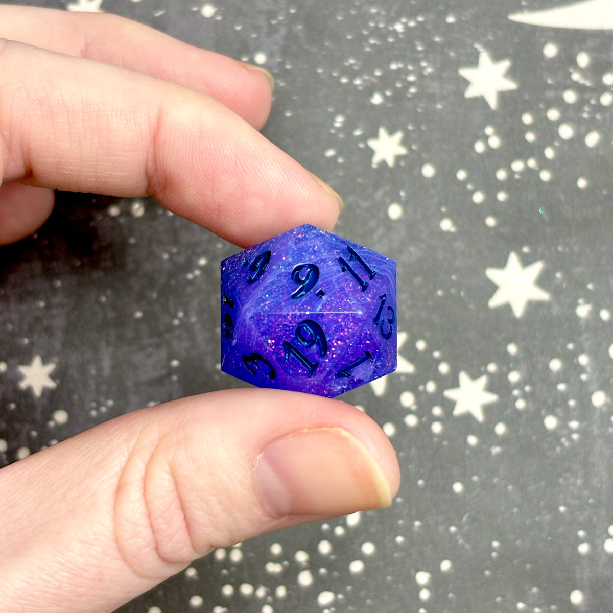 "Dazzling" - Standard Logo d20 – Dreamy Dice